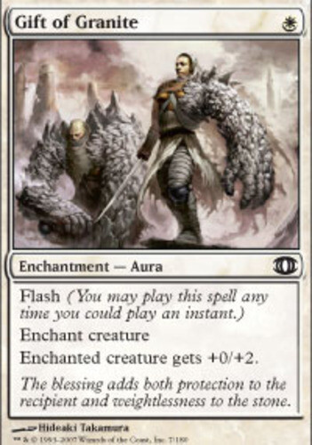 MTG: Gift of Granite [Moderately Played] Future Sight Magic the ...
