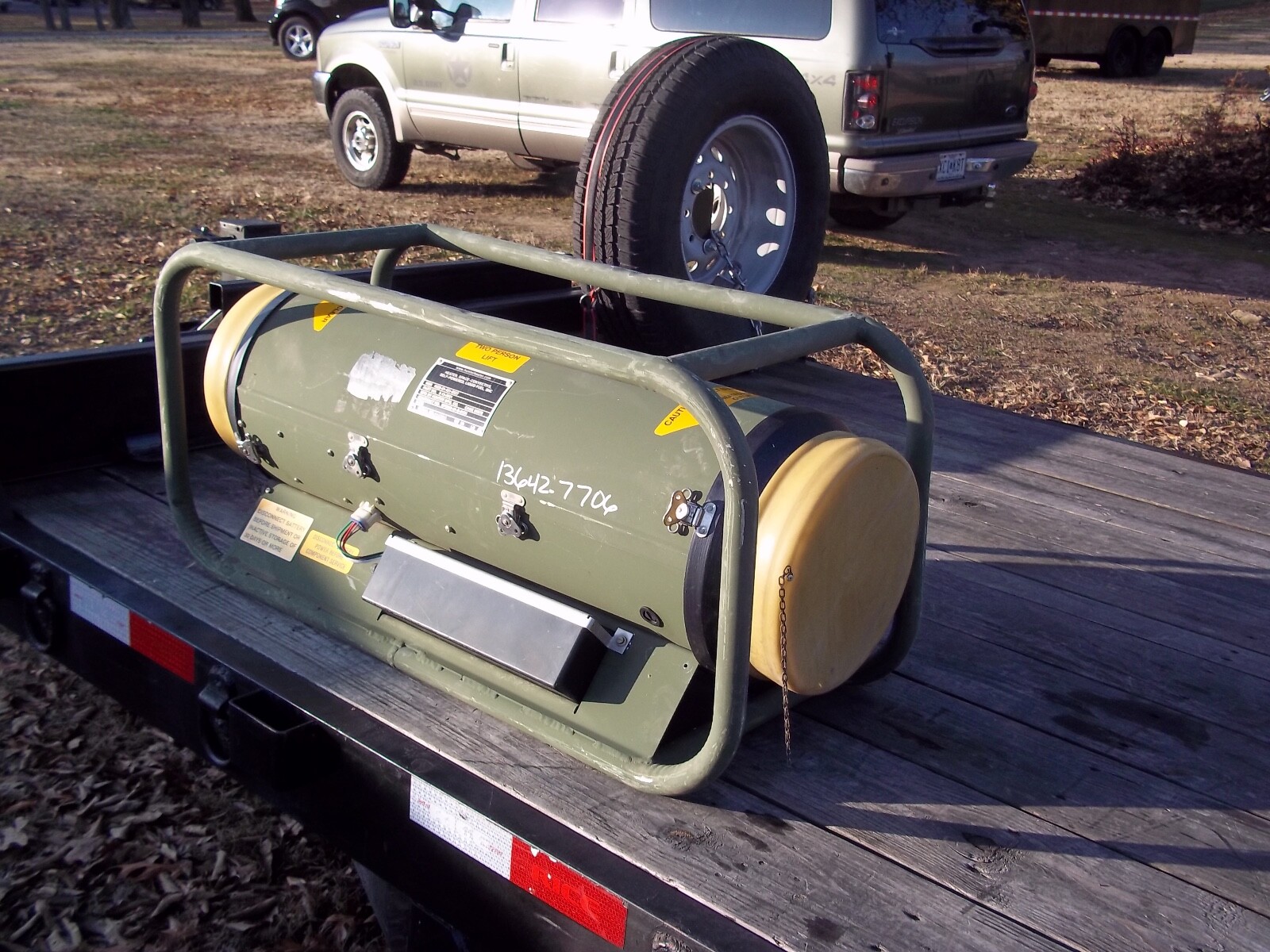 MILITARY SURPLUS HUNTER SPACE HEATER CONVECTIVE 35,000 BTU MISSING ...