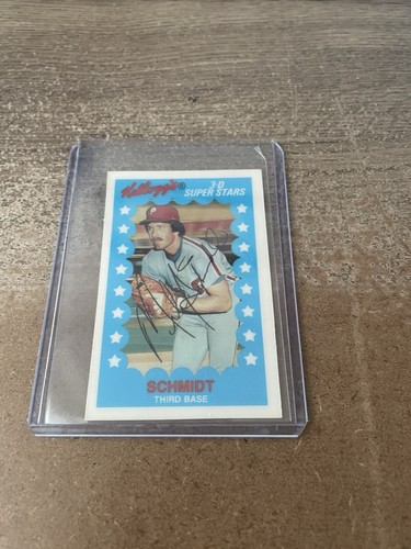 1982 Kellogg's 3-D Super Stars Mike Schmidt Card #16 EX-MT | eBay