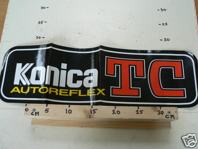 STICKER,DECAL KONICA AUTOREFLEX TC BIG SIZE NOT 100 % OK = FOLDED | eBay