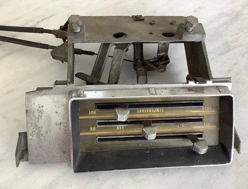 1967 67 Chevelle El Camino Original GM Heater Control Unit + Cables ...