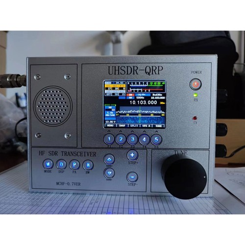 3.2" HamGeek UHSDR-QRP V0.7 1.8-30Mhz mcHF HF SDR Transceiver CW SSB AM ...