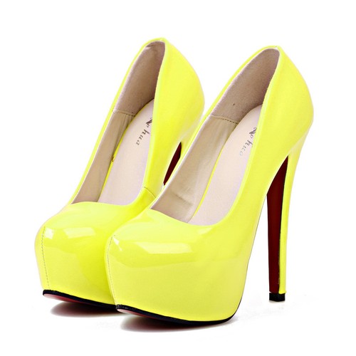 Men's Platform High Heels Pumps Crossdresser Drag Queen Black Red Women ...