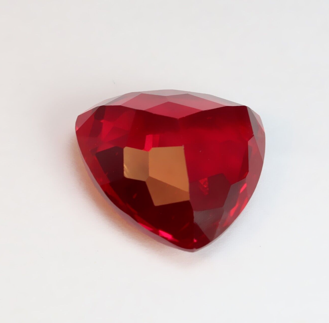 18.50+ Ct Natural Certified BURMA Pigeon Blood Red Ruby Trillion Loose ...