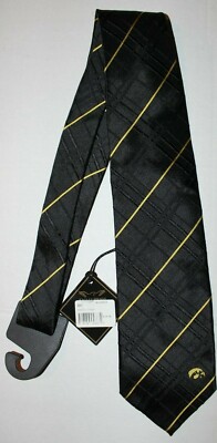 NWT Men's Tie NCAA Iowa University Hawkeyes Oxford Woven Necktie by ...