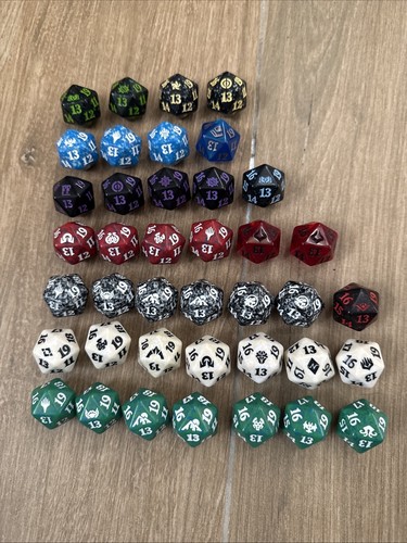 MTG Spindown Dice - 40 D20 Dice - Magic The Gathering Bulk Spindown Lot | eBay