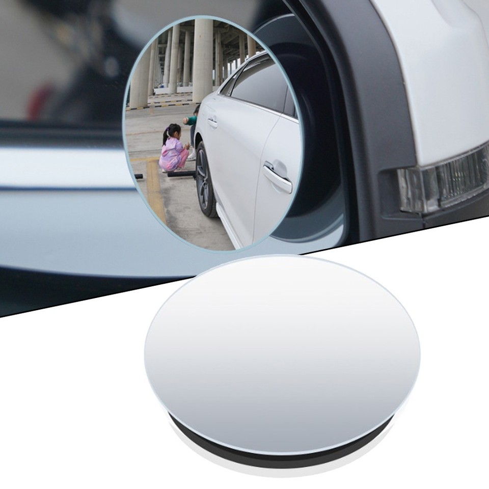 2Pcs Car Mirror Wide Angle Mirrors Convex Mirror for Enhanced ...