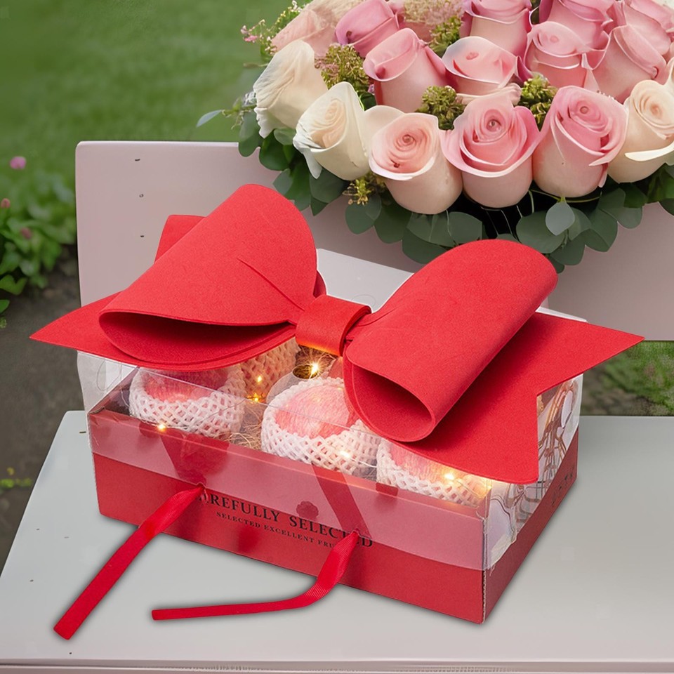 Valentine's Day Gift Box Valentines Day Gifts Transparent Lid Box ...