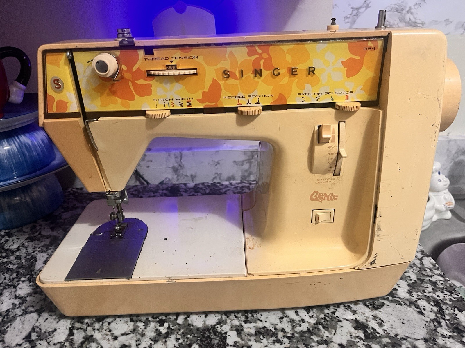Vintage Singer Genie 354 Sewing Machine – Tested & Working - Includes ...