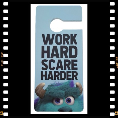 Monsters Inc Sulley At Work Door Hanger Disney Pixar great Christmas ...