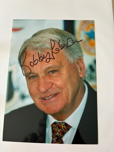 Newcastle United FC Legend - Bobby Robson Signed Photo & Sporting ...