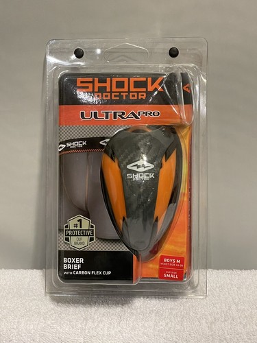 SHOCK DOCTOR Boys M Ultra Pro Boxer Brief w/ CarbonFlex Cup (Small ...