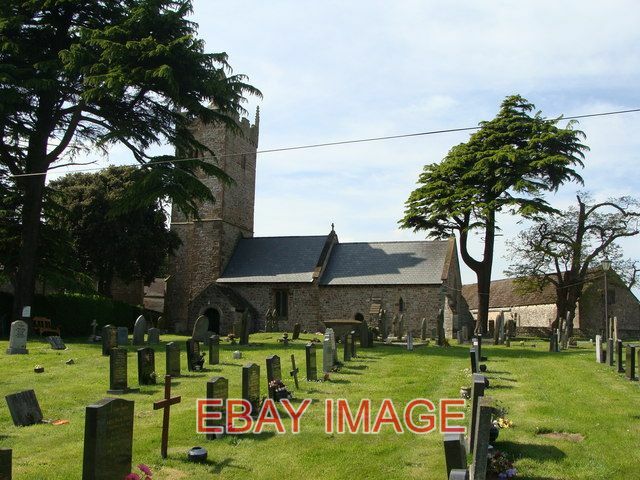 PHOTO ST MARY'S CHURCH AND CHURCHYARD ROGIET NOTE THE OLD TITHE BARN IN ...