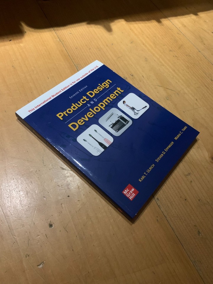 Product Design and Development by Steven Eppinger, Karl Ulrich and ...