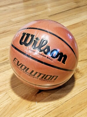 Wilson Official Evolution Indoor Game Basketball - Advanced Microfiber ...