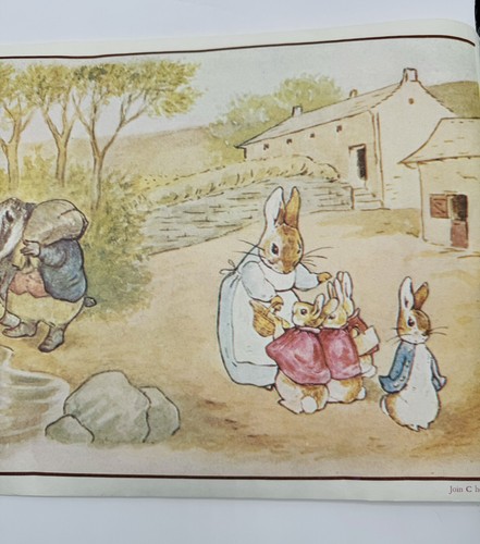 Vintage c1977 Peter Rabbit Beatrix Potter Border Unused Nursery Frieze ...