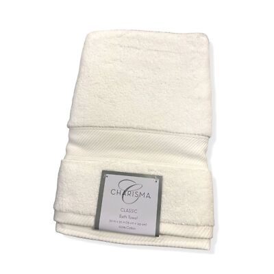 $30 Charisma White Classic Bath Towel Bathroom Shower Towel | eBay