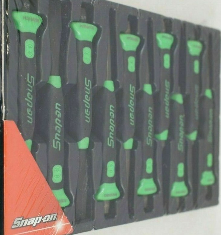 Snap on Tools USA NEW 10 Piece Soft Grip Punch/Chisel 3 colors Set ...