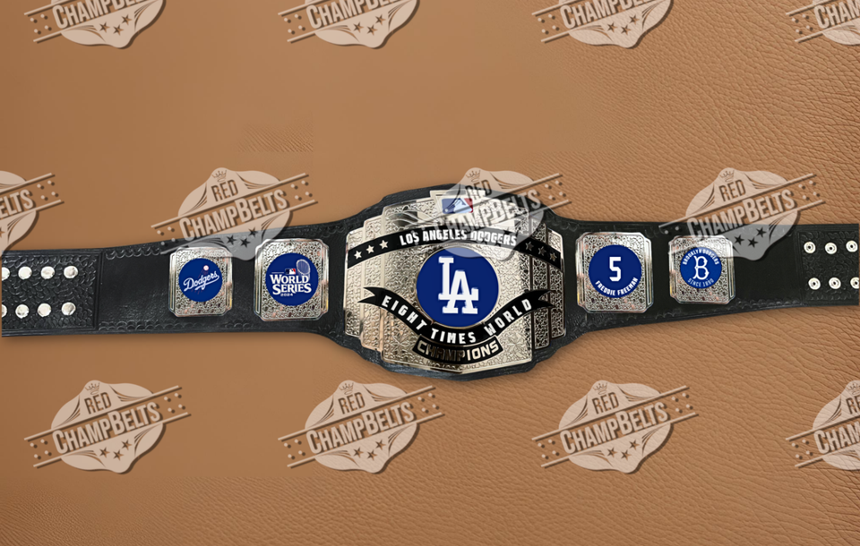 Los Angeles LA Dodgers MLB World Series Championship Belt Adult Size ...