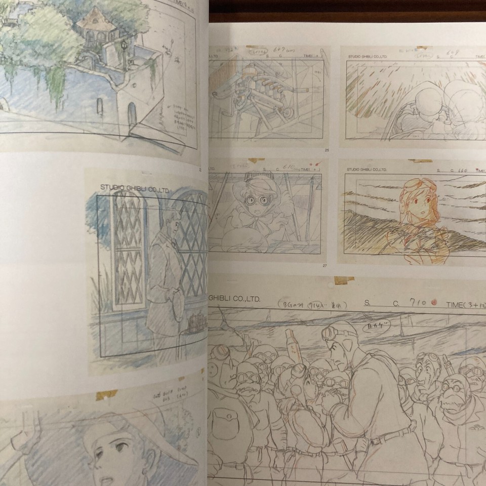 Studio Ghibli Layout Design Exhibition Art Book Hayao Miyazaki ...