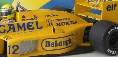 Ayrton Senna Minichamps Lotus T99 Team Camel 1987 French Gp Detail | eBay