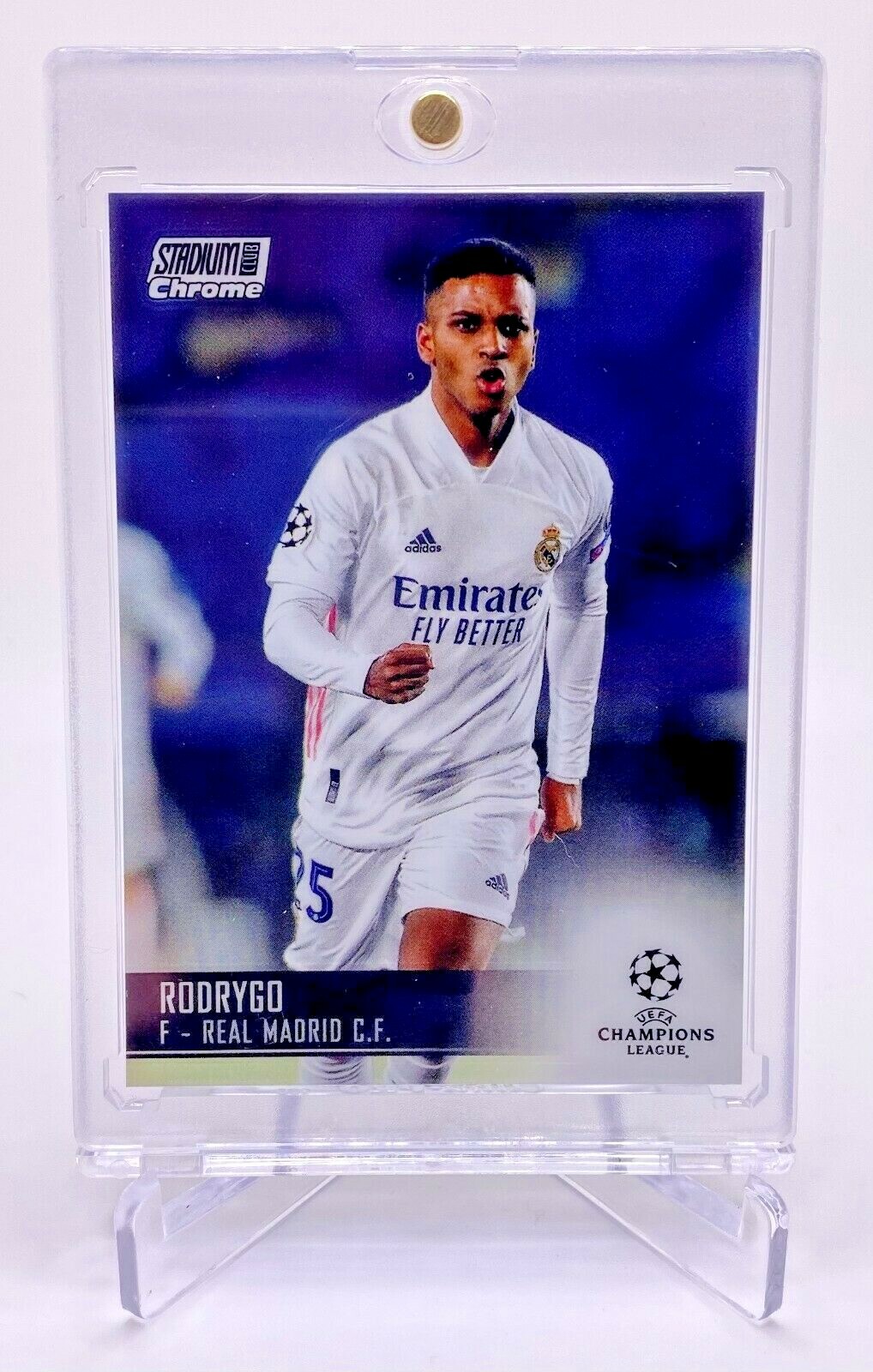 2020-21 Rodrygo Topps Stadium Club Chrome Real Madrid Soccer Card ...
