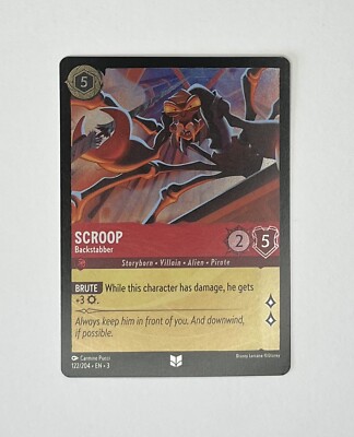 Scroop 122/204 Cold Foil Disney Lorcana Inklands NM | eBay
