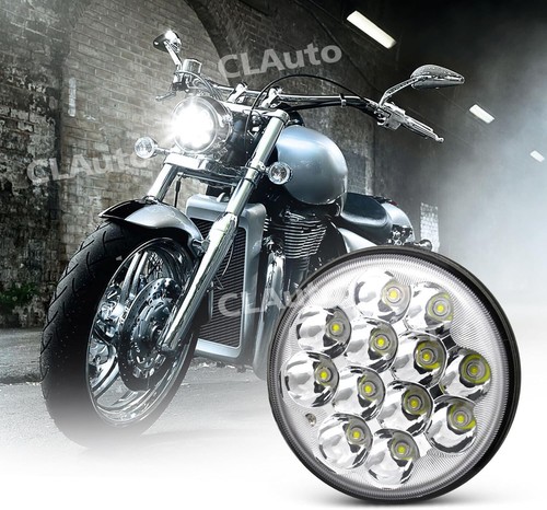 Brightest 5-3/4" 5.75" inch LED Projector Headlight For Motorcycle ...