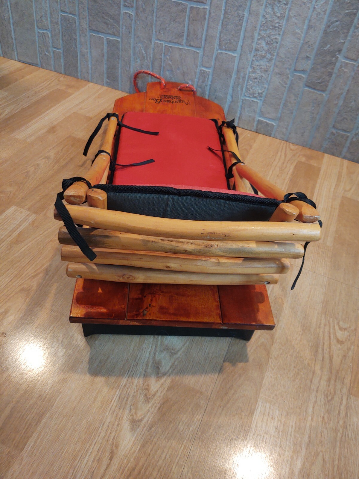 🛷Mountain Boy Sledworks The Bambino Infant Child Sled Sleigh Wood Sled ...