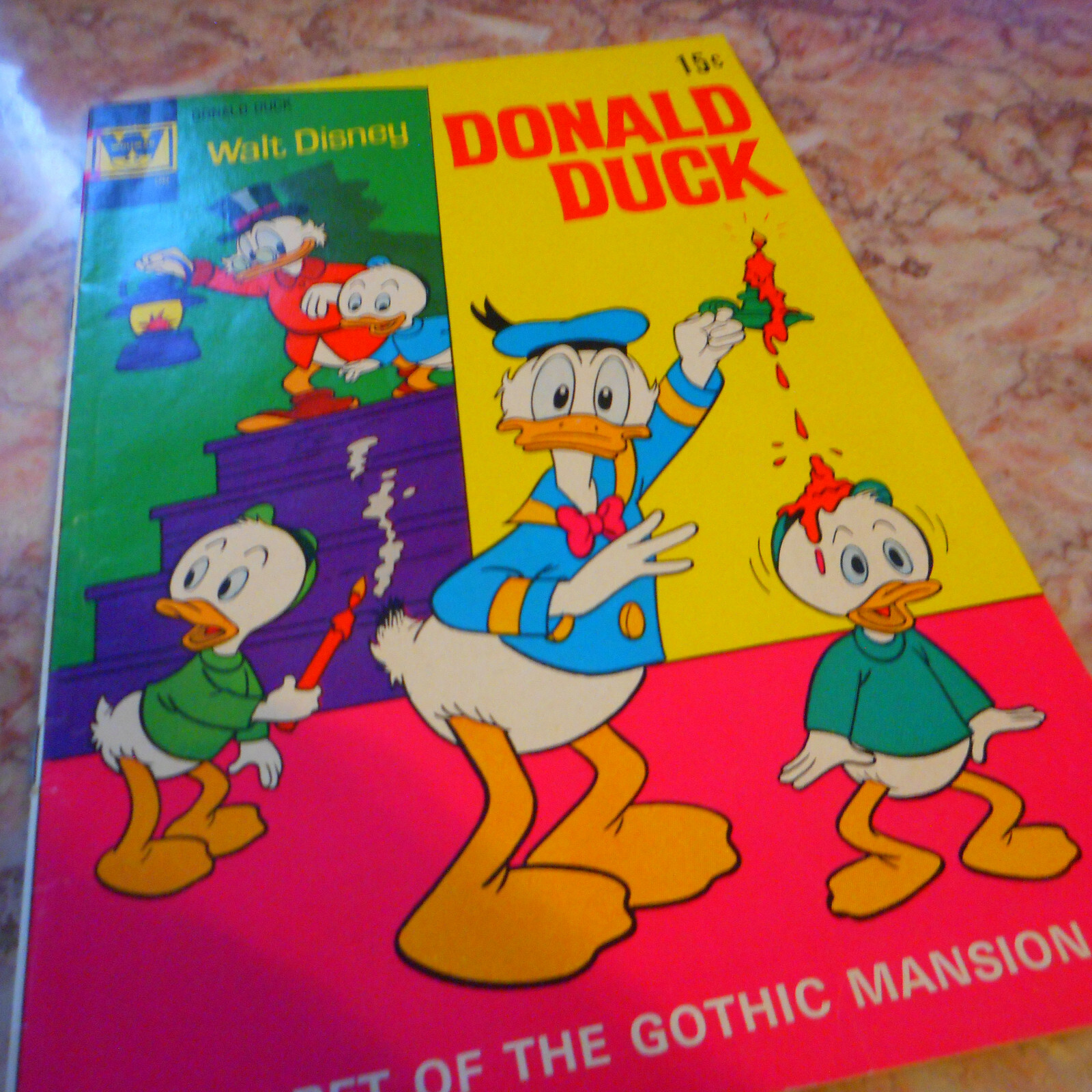 Vintage Walt Disney DONALD DUCK #144 1972 Secret of the Gothic Mansion ...