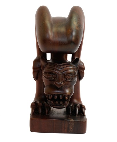 Mah Meri Wood Carving -Handmade Sculpture -Spirit Moyang Hulu Balang ...