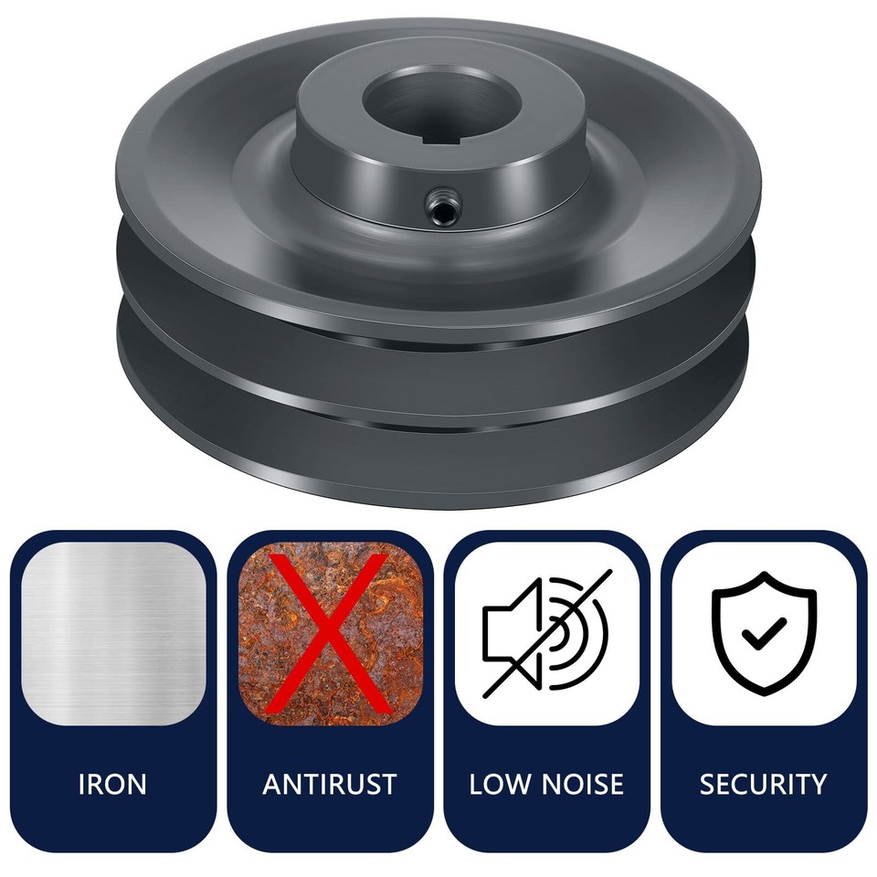 Mechanical Belt Pulley Single/Double Groove Web Sheave Bored-to-Size ...