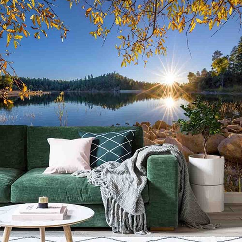 Sun Sessions Fog 3D Full Wall Mural Photo Wallpaper Printing Home Kids ...