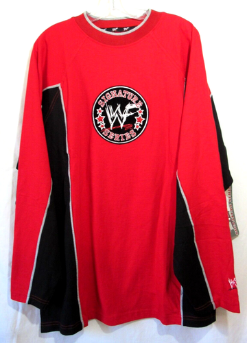 WWF War Zone Signature Series Red & Black Wrestling 1999 Vintage Shirt ...