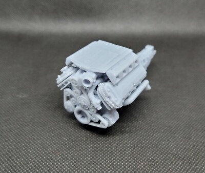 Edelbrock Supercharged Coyote model engine resin 3D printed 1:24-1:8 ...
