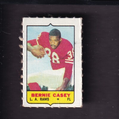 Bernie Casey 1969 Topps 4-in-1 Football Stamp Single VG LA Rams | eBay