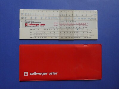 OLD GERMAN SLIDE RULE, FOR ZELLWEGER USTER. | eBay