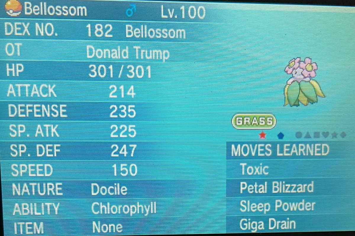 Shiny Bellossom Pokemon X