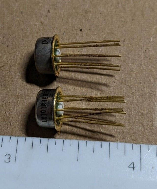 Lot of 2 NOS Raytheon LM101AH Operational Amplifier - Gold Leads | eBay