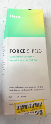 Hero Force Shield Broad Spectrum SPF30 Superlight Sunscreen, 50ml | eBay