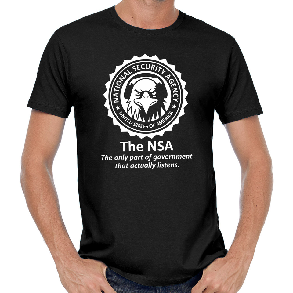 NSA National Security Agency USA Edward Snowden Sprüche Geschenk Lustig ...