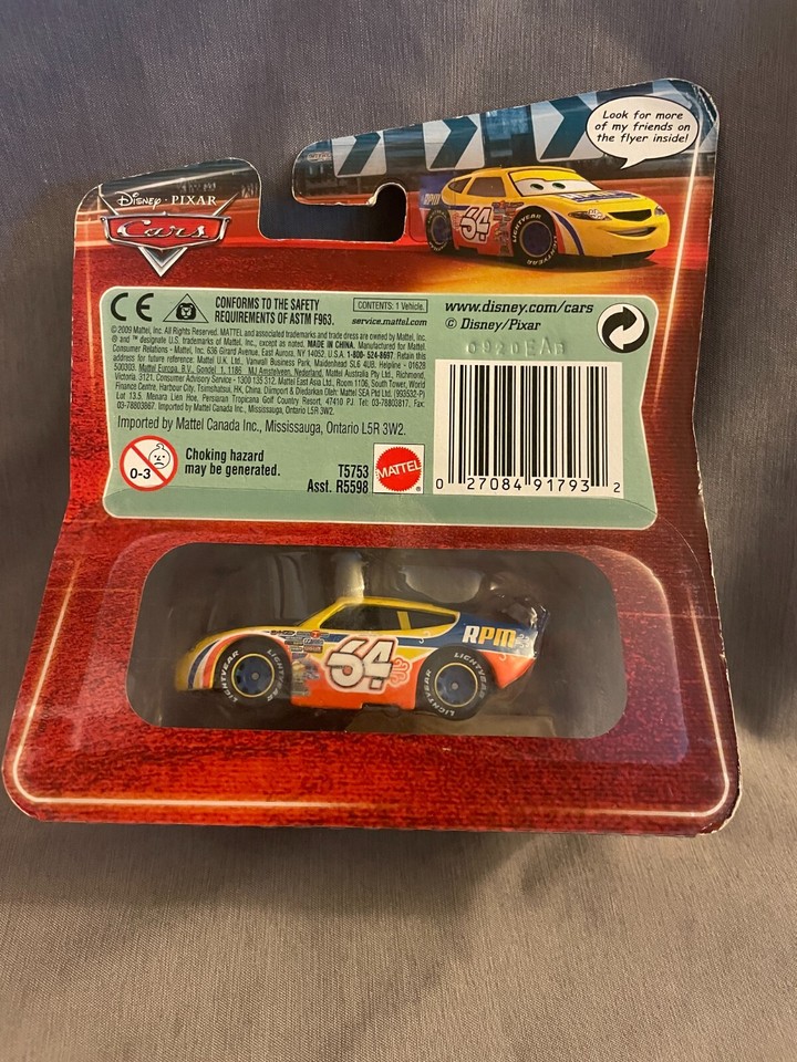 2009 Disney Pixar diecast RPM No. 64 Synthetic Rubber Tires | eBay