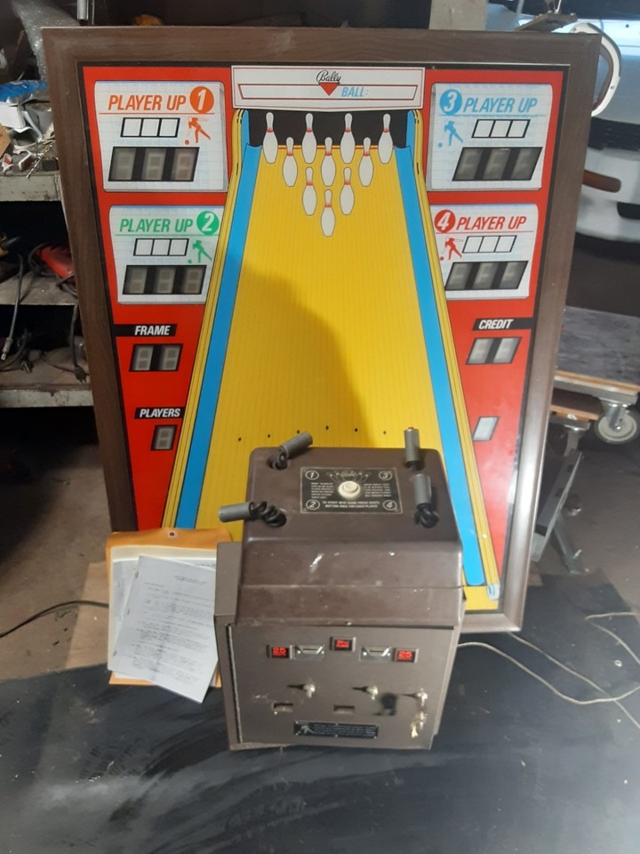 1974 Bally Alley Wall Mount Arcade Bowling Game | eBay