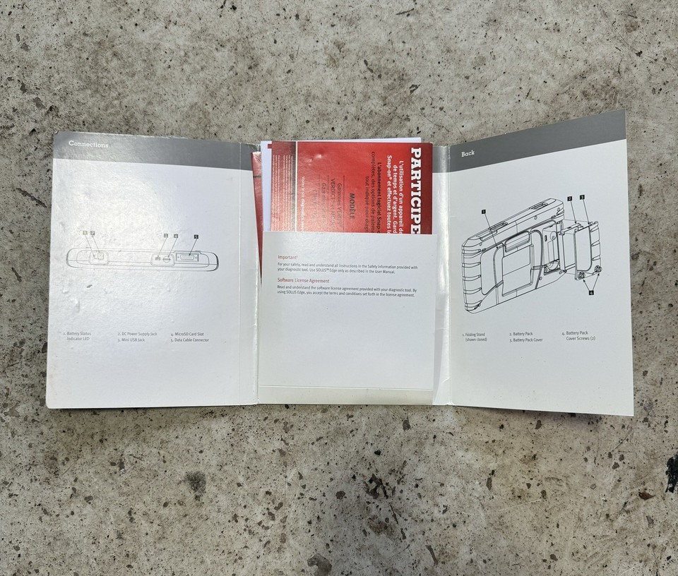 SNAP ON SOLUS EDGE SCANNER AUTOMOTIVE DIAGNOSTIC SCANNER READER | eBay