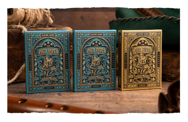 Pied Piper Playing Cards: Hameln Collector Set - 1 Cold Foil, 1 Gilded ...
