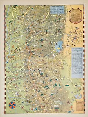 Robert Cormack / Mother Lode Map 1931 | eBay