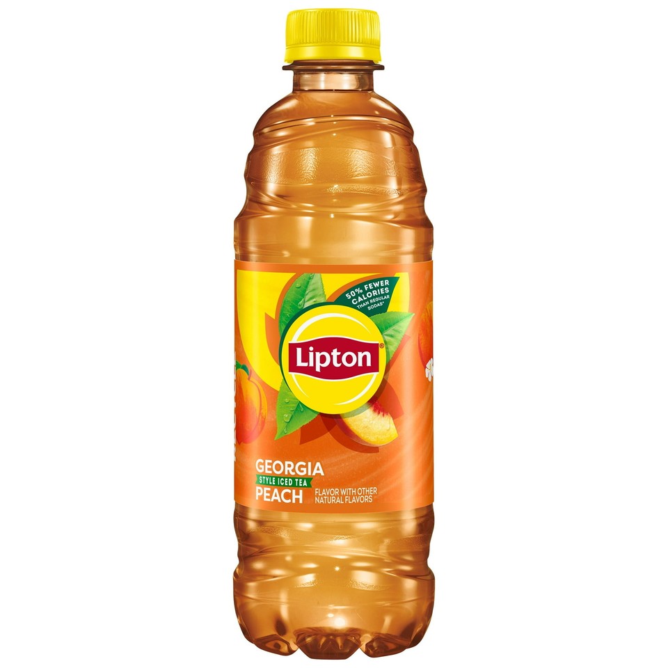 Lipton Peach Iced Tea, Bottled Tea Drink, 16.9 oz, 12 Pack | eBay