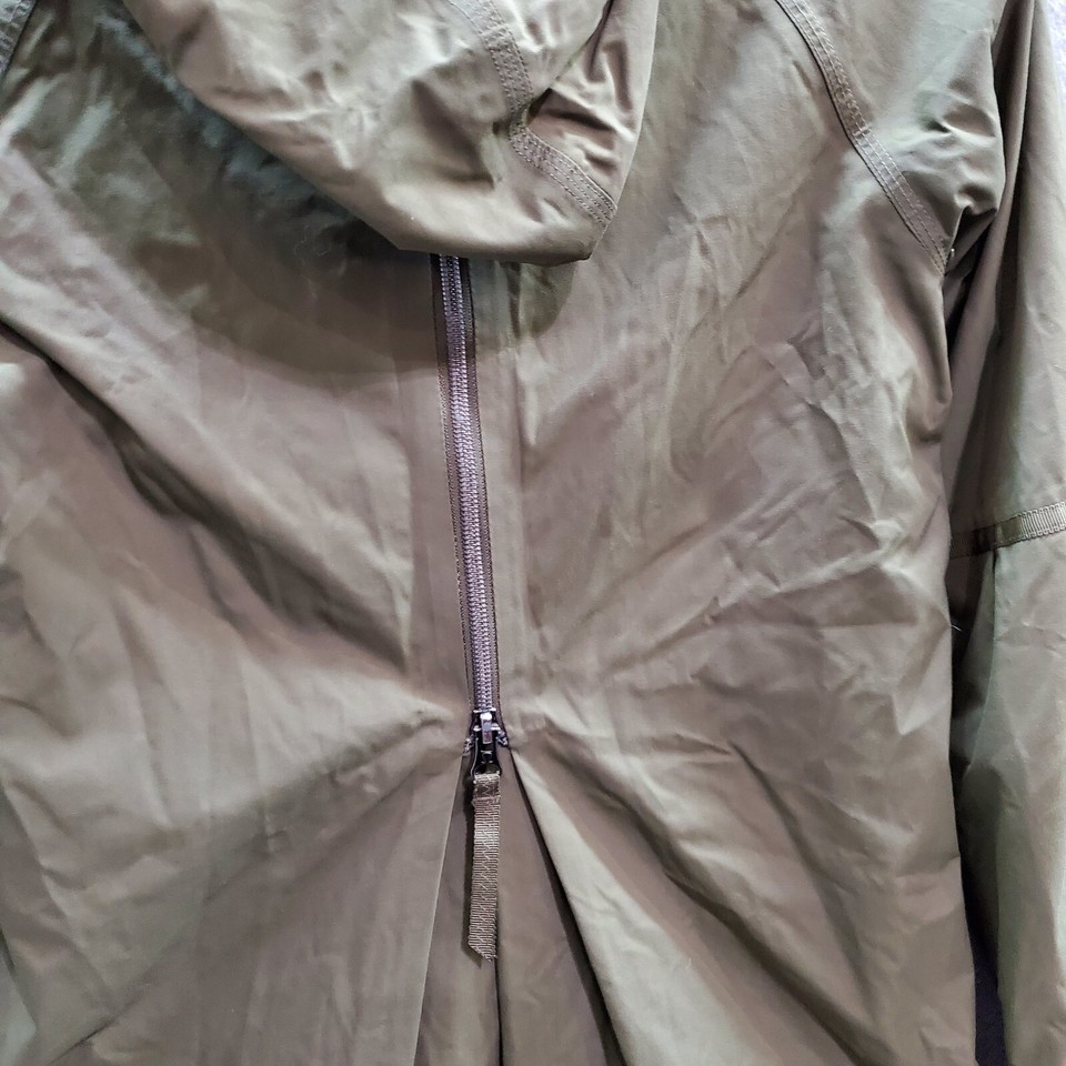 Lululemon Women Jacket Small Olive Fo Drizzle Rain Coat Hooded Full Zip ...