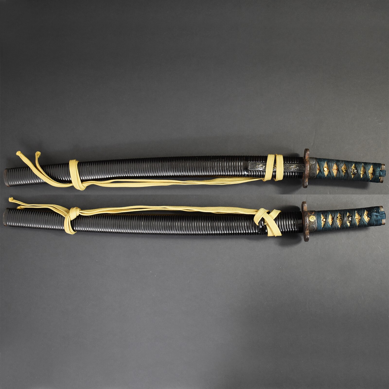 Authentic JAPANESE SWORD NAGAMAKI-NAOSHI WAKIZASHI RYOKAI 了戒 w/NTHK ...