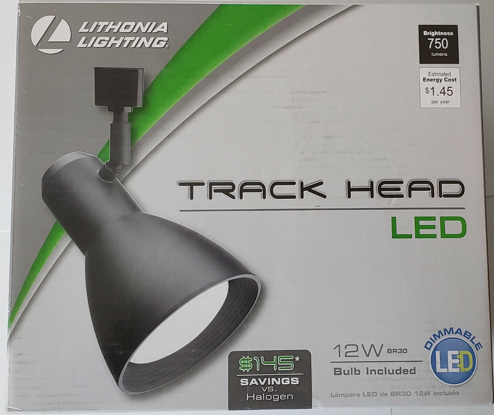 Lithonia Lighting Step Baffle 1-Light Black LED Track Lighting | eBay